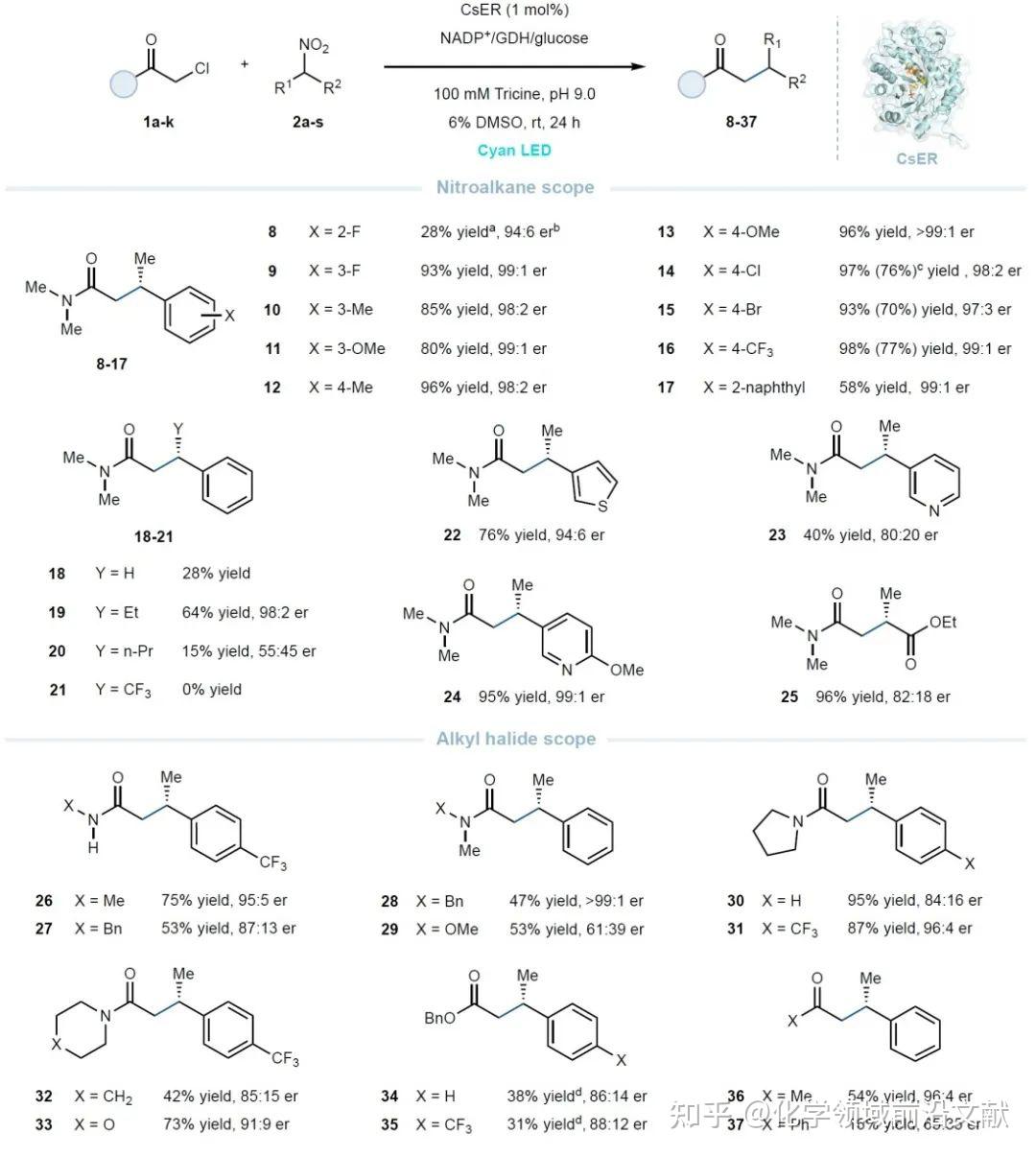 Nature： 烯还原酶实现不对称亲电交叉偶联 - 知乎