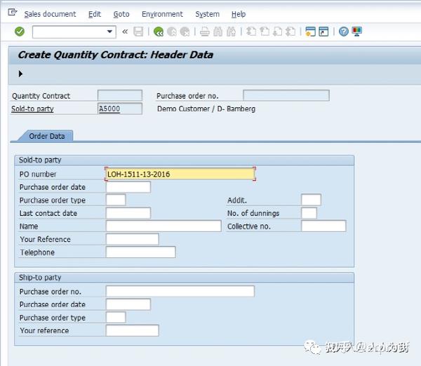 SAP SD课程 1.4 创建合同 - 知乎