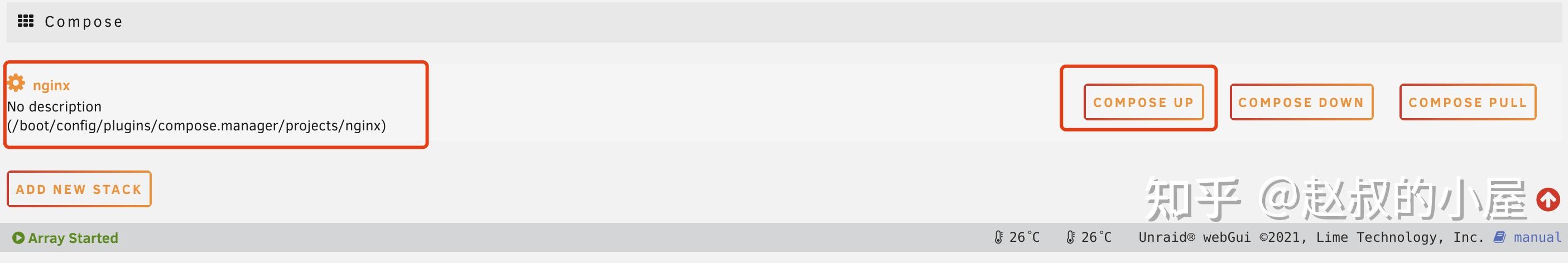 Unraid安装Docker Compose - 知乎