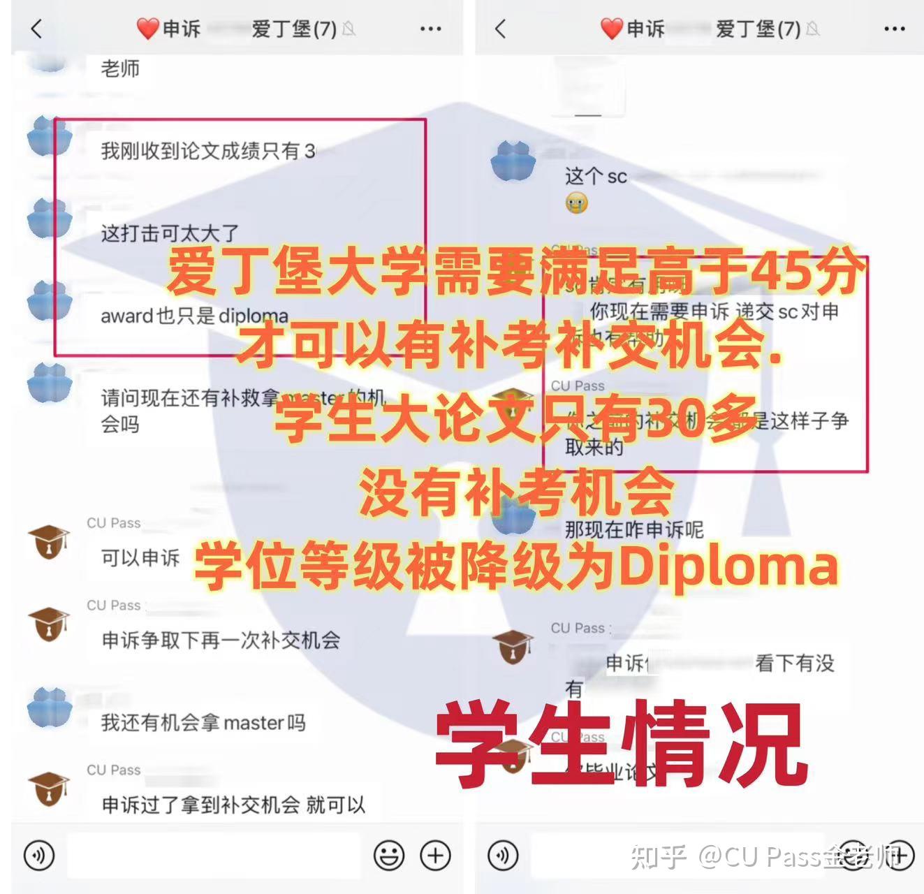 【CU Pass成功之：🇬🇧英国留学 爱丁堡大学 大论文Fail没有补交机会 申诉后 获得uncapped mark分数无上限补交机会】 - 知乎