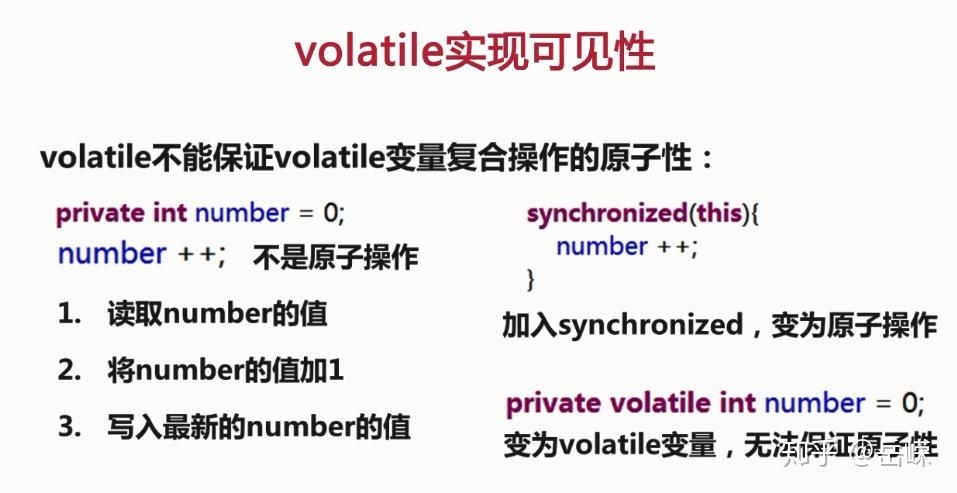 Java中synchronized和volatile的区别 知乎