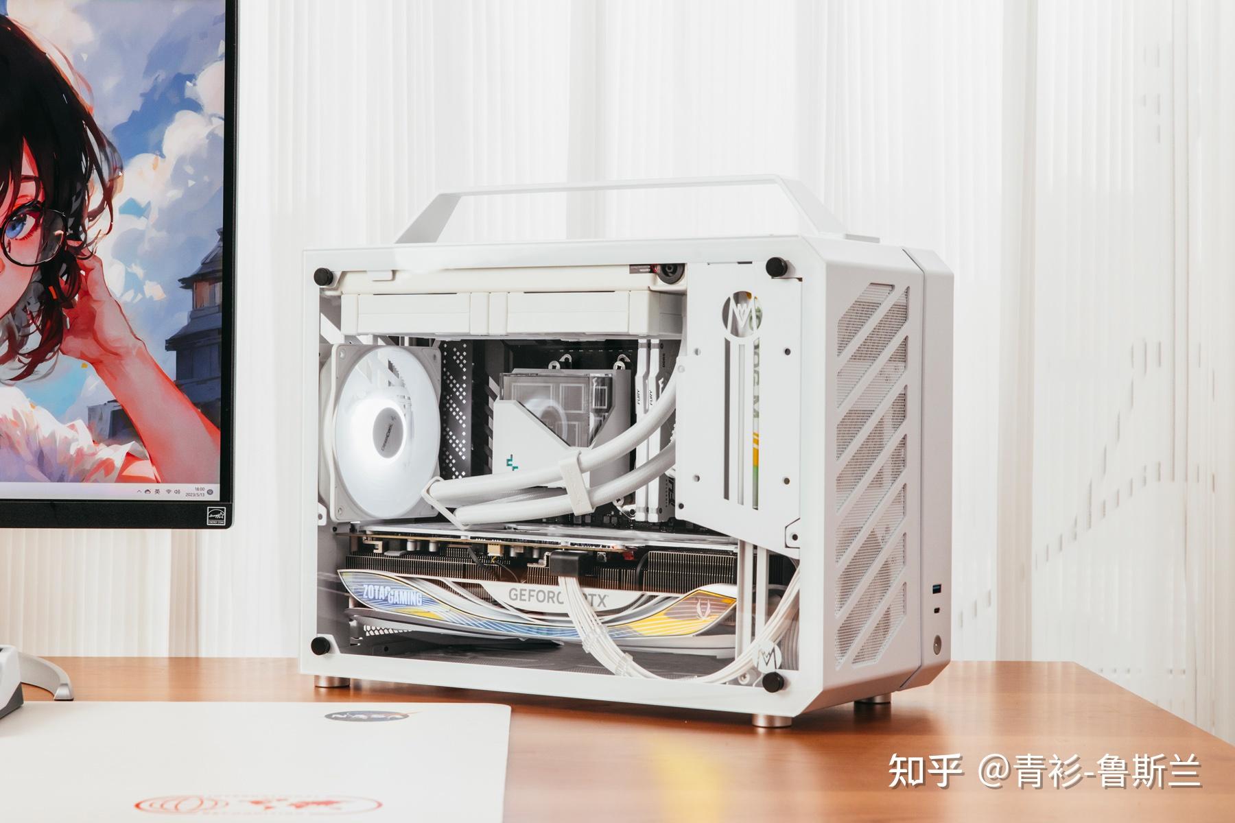搭建极限20L MATX主机，机械大师C+MAX+ROG X670E-GENE+索泰4080月白装机展示 - 知乎