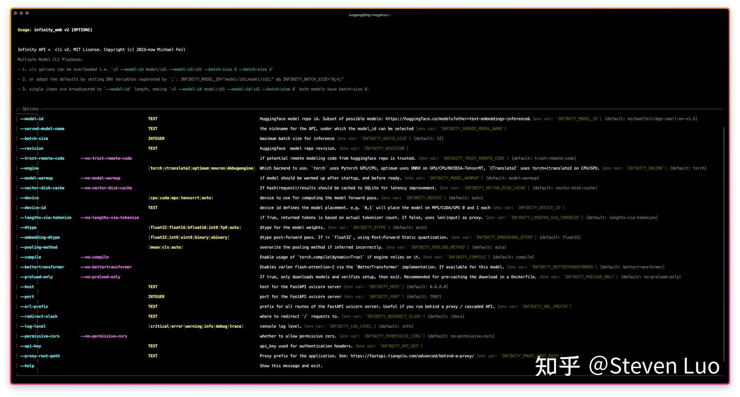 使用Infinity库提供OpenAI兼容的Embedding服务 - 知乎