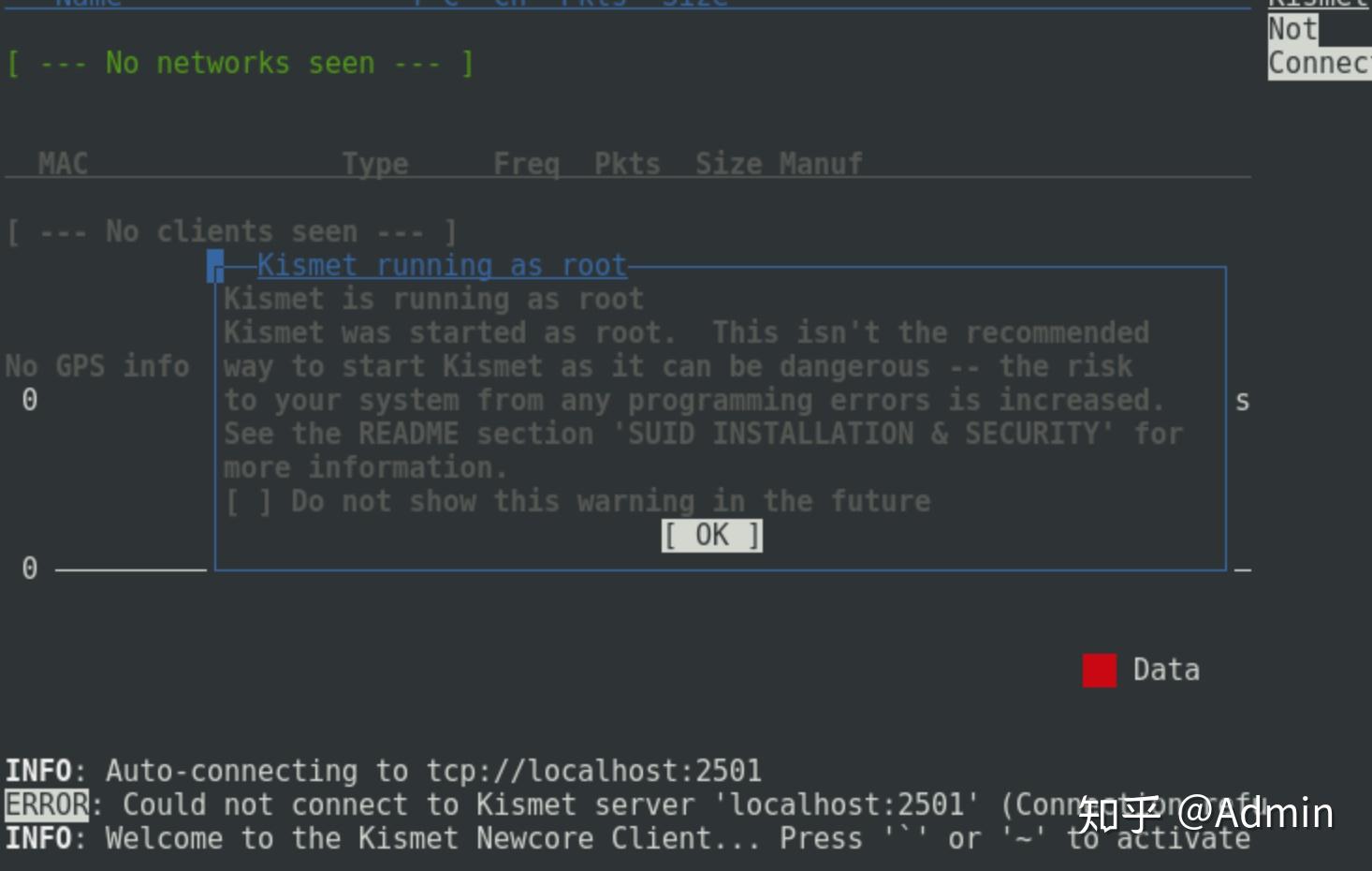 无线网络嗅探工具Kismet-任何您希望保密的操作就不应该使用Wi-Fi - 知乎