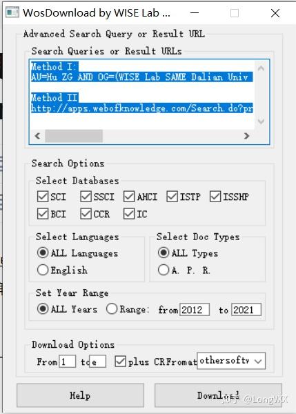 WOS更方便的批量导出工具(WosDownload) - 知乎
