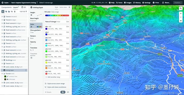 【mapbox自定义样式】根据高度着色 - 知乎