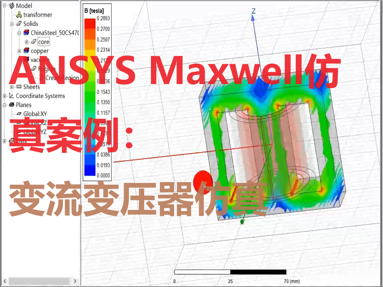 ANSYS Maxwell3D仿真案例：变流变压器仿真 - 知乎