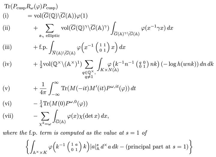 迹公式 Trace Formula (2) - 知乎