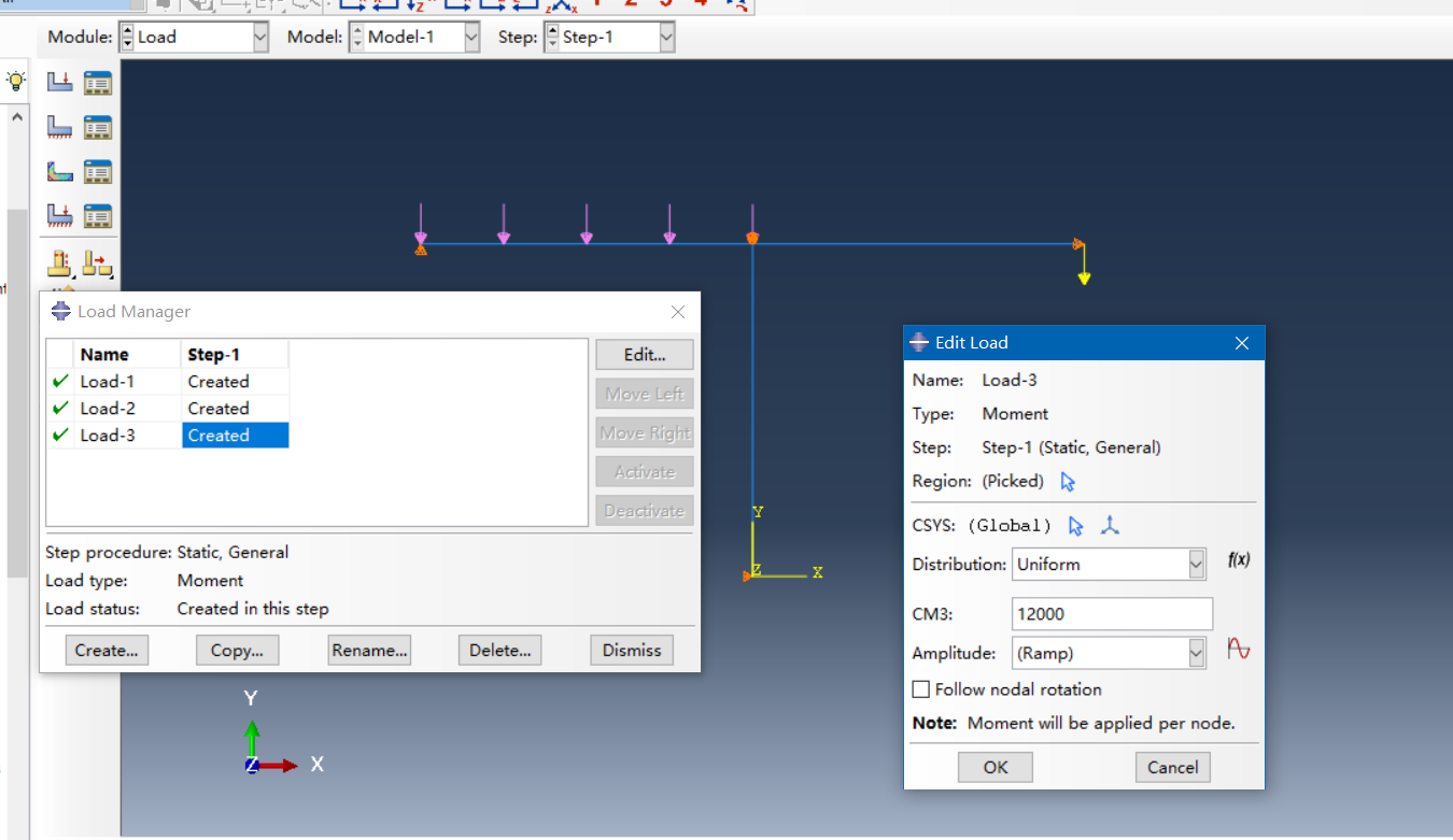 ABAQUS-beam单元画轴力剪力和弯矩图 - 知乎