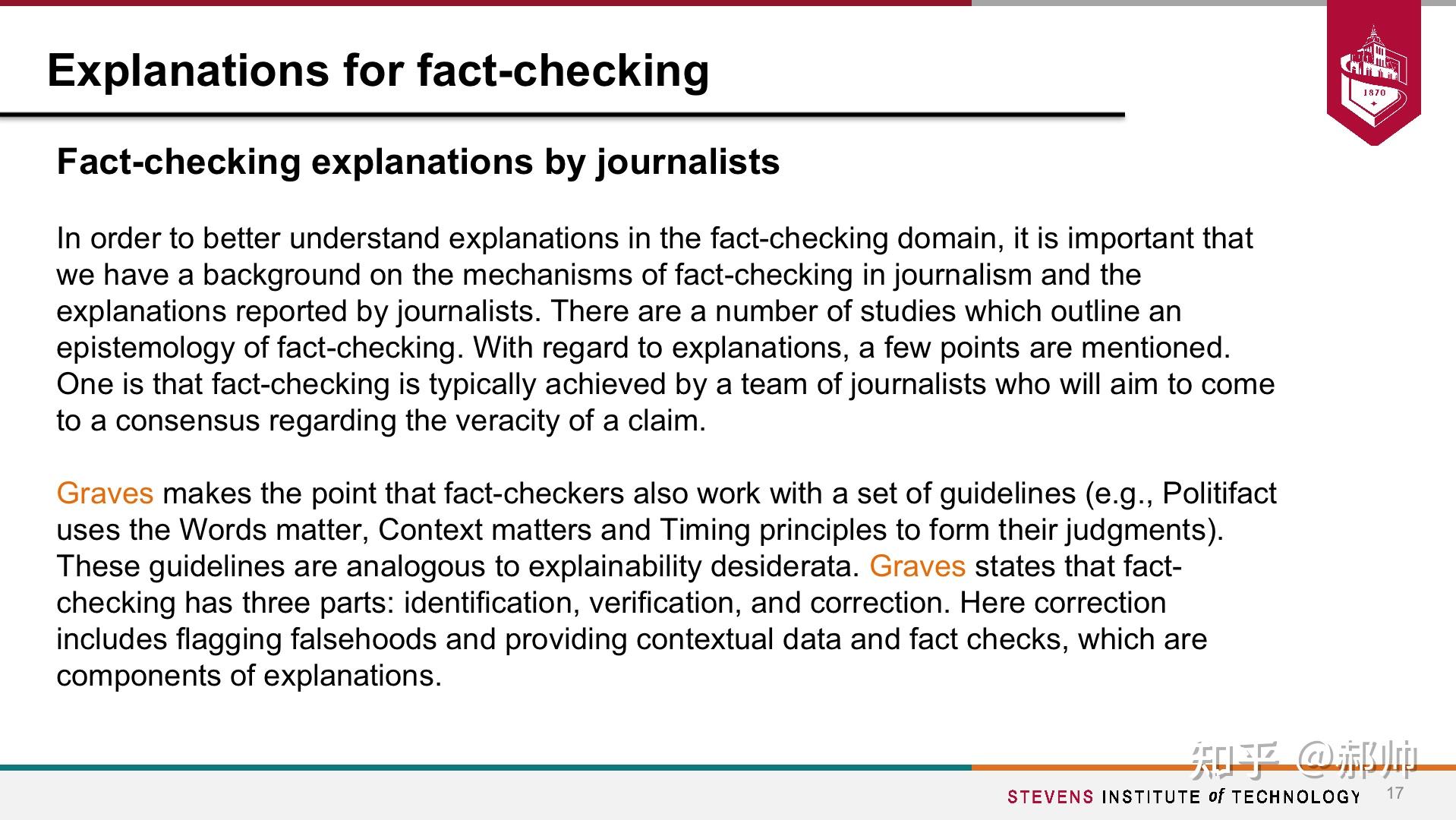 Explainable Automated Fact-Checking: A Survey 阅读 - 知乎