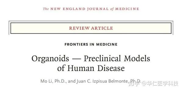 NEJM综述：类器官——人类疾病的临床前模型 - 知乎