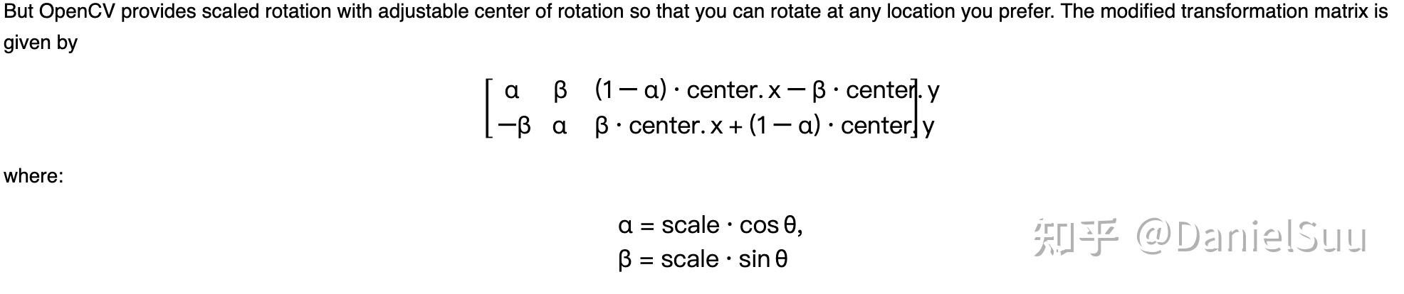 python实现图片绕一点旋转（计算旋转矩阵并使用cv2.warpAffine） - 知乎