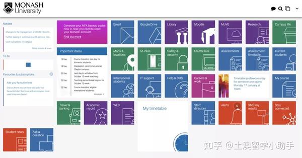 莫纳什大学｜MyMonash功能介绍 - 知乎