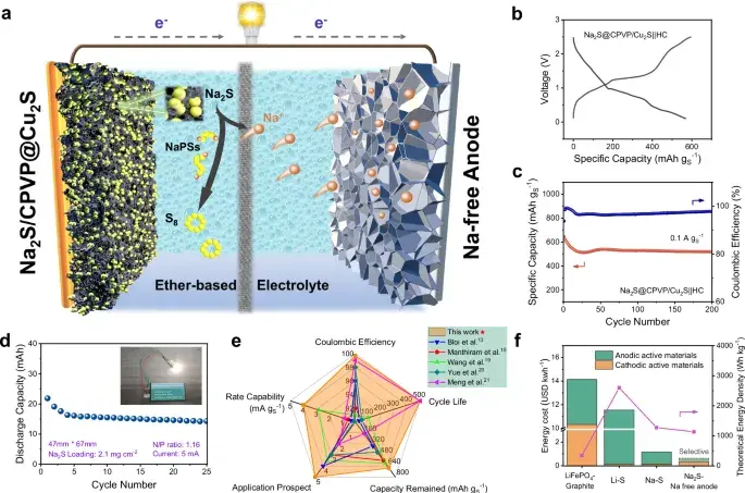 Nat Commun | 中国科大吴晓东/许晶晶研究团队揭示具有自细化机制的可回收微米级Na2S阴极设计 - 知乎