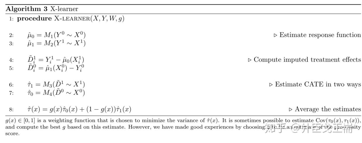 Uplift Model:X-learner - 知乎