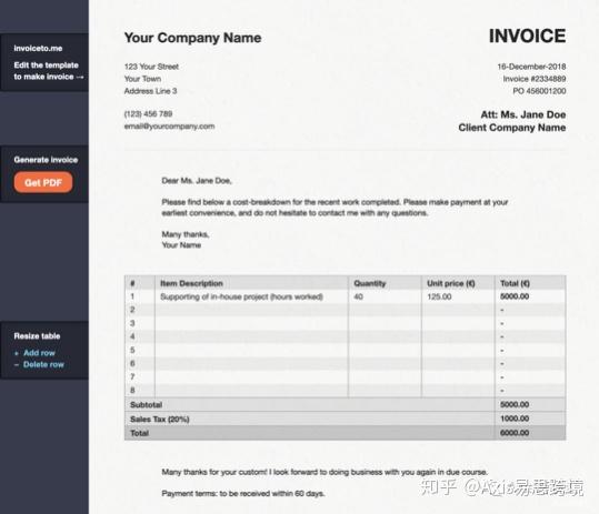分享 | 5个好用的制作VAT INVOICE的网站 - 知乎