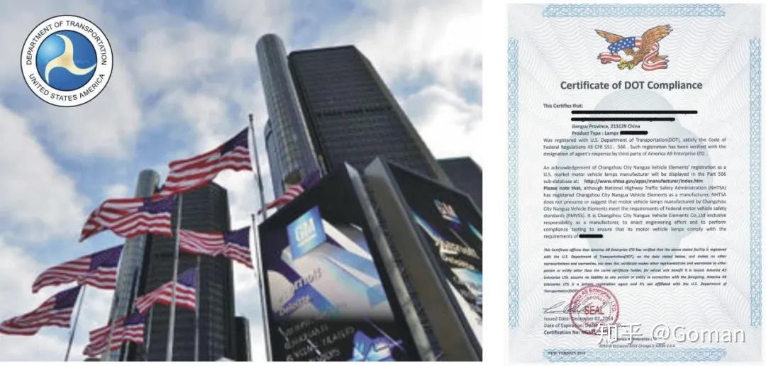 DOT认证是什么？亚马逊要求的DOT认证费用，时效和流程详解（3） - 知乎