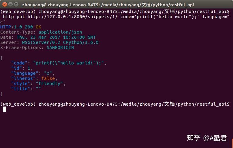 python django 如何实现restful api - 知乎