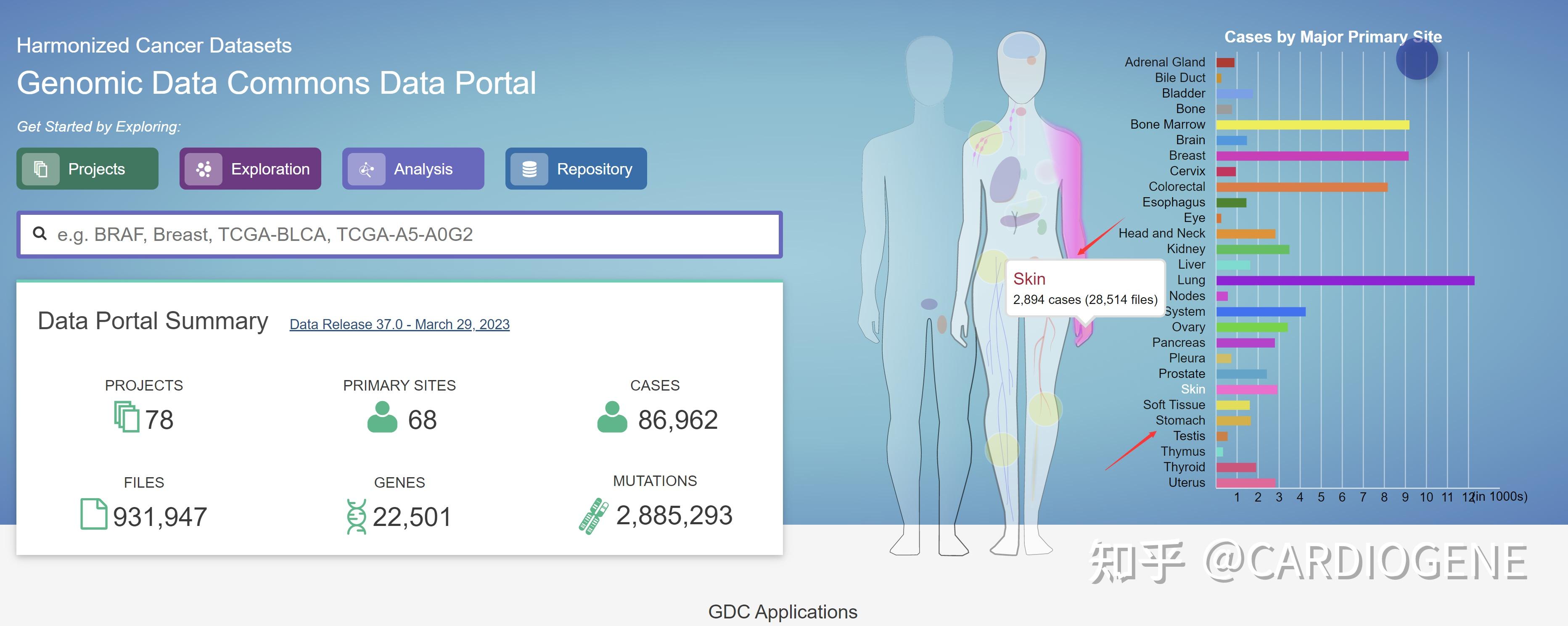9.3.1.1.TCGA(THE CANCER GENOME ATLAS) - 知乎