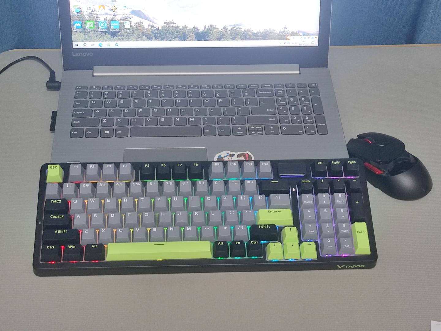 98配列布局下的极致手感，性价比之选，雷柏V700DIY-98机械键盘深度测评 - 知乎