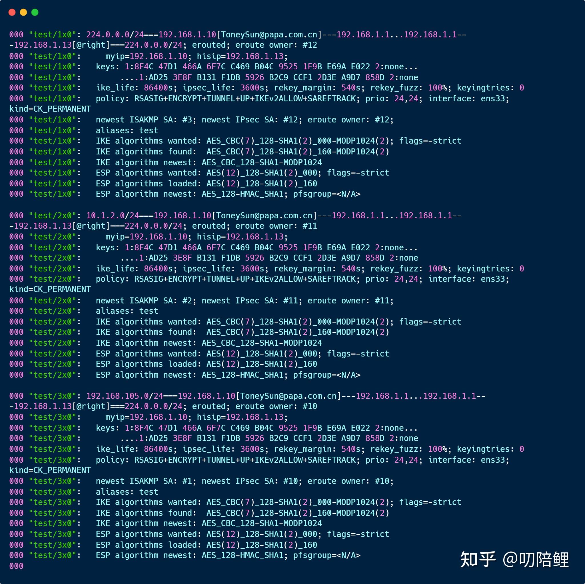 openswan一条IPSEC隧道多保护子网配置 - 知乎