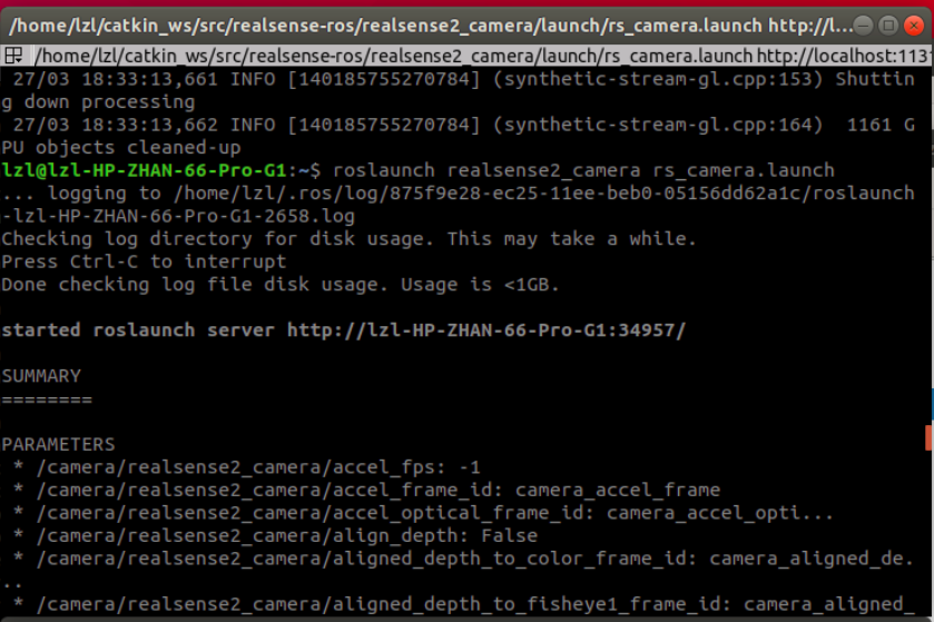 【Realsense】用ros在realsense中录制RGB视频（.bag文件） - 知乎