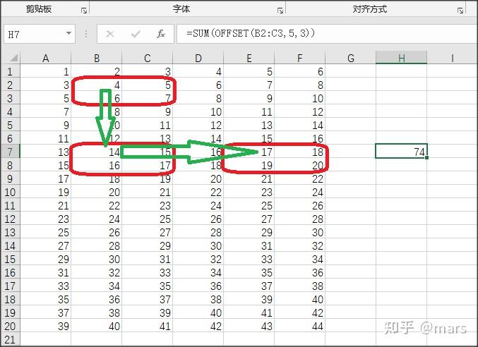 全方位解析excel中的offset函数 知乎 