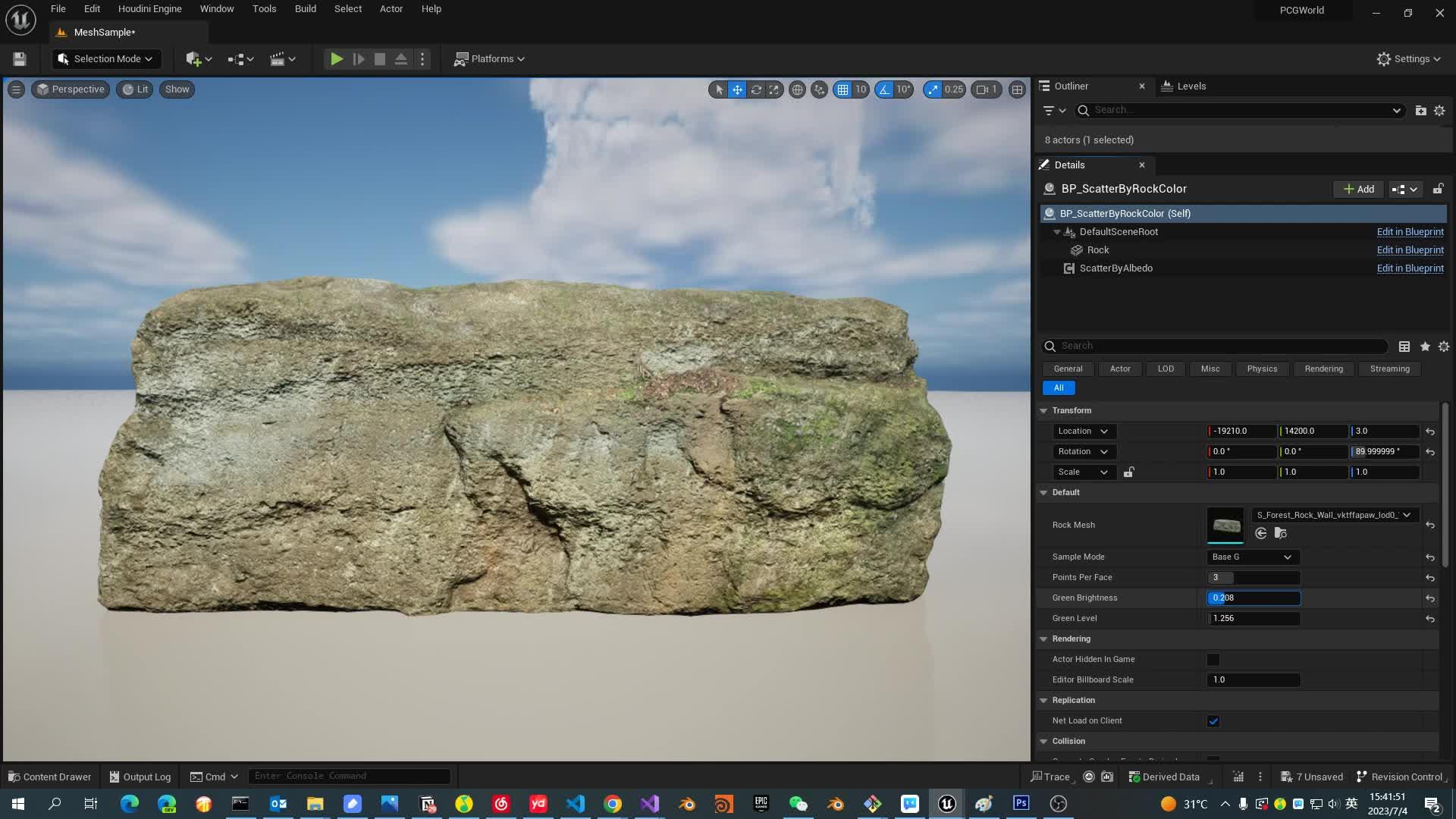 UE5 PCG方向探索 - 知乎