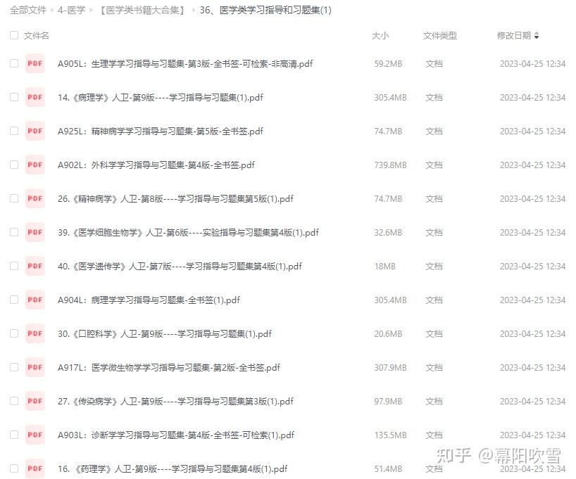 医学类学习指导和习题集42册【建议收藏】 - 知乎