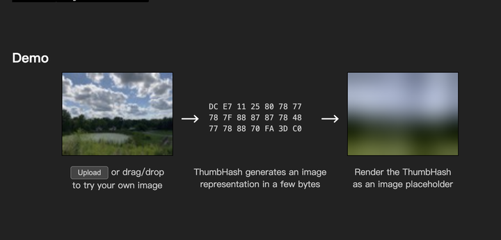 ThumbHash: 一种非常小的图片占位 - 知乎