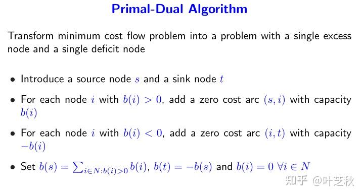 最小费用流问题之Primal-Dual算法 - 知乎