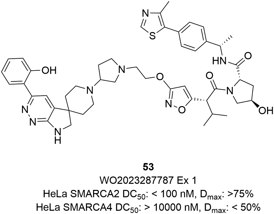 合成致死靶点SMARCA2: PROTAC蛋白降解剂 (专利综述) - 知乎