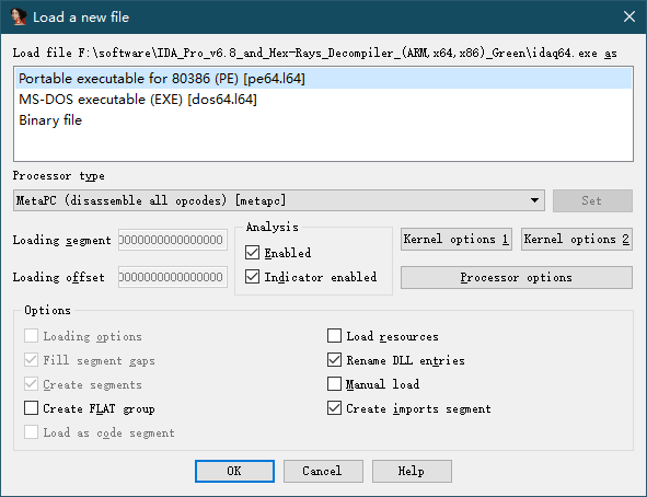 IDA pro使用入门：加载文件并开始分析 - 知乎