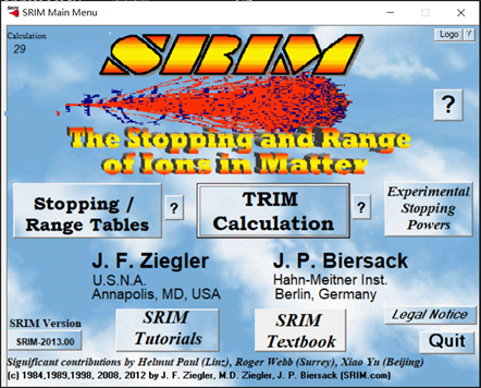 SRIM研究离子在固体中的射程、阻止和损伤模拟 - 知乎