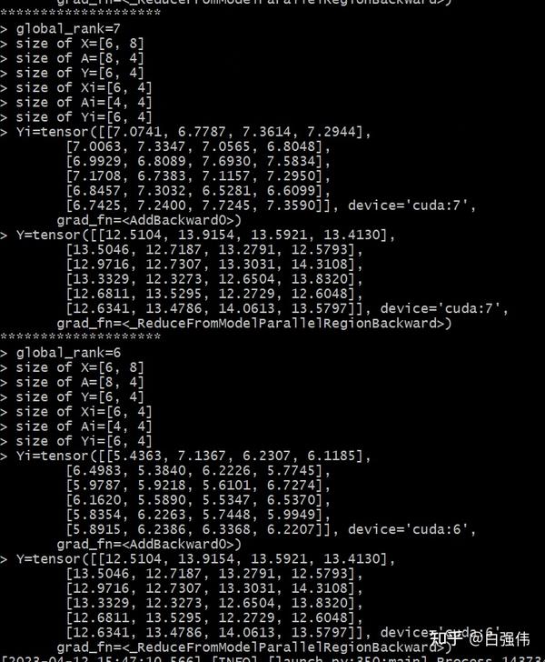 【Megatron-DeepSpeed】张量并行工具代码mpu详解(三)：张量并行层的实现及测试 - 知乎
