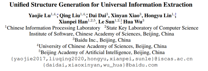 Unified Structure Generation for Universal Information Extraction - 知乎