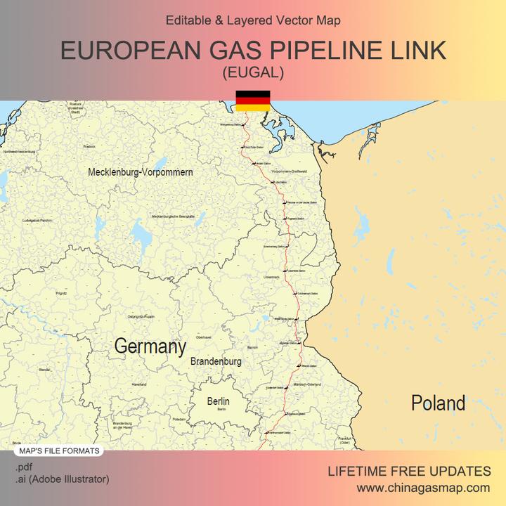 【电子版图纸】德国・欧洲天然气管道连接线 (EUGAL) - 知乎