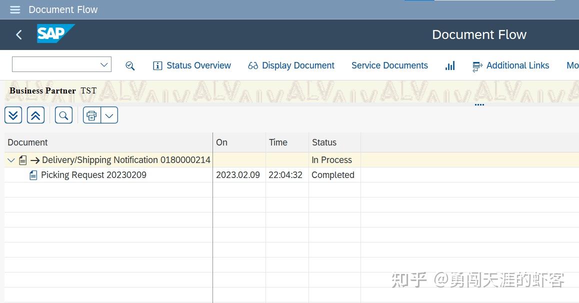 SAP MM内向交货单的凭证流 - 知乎