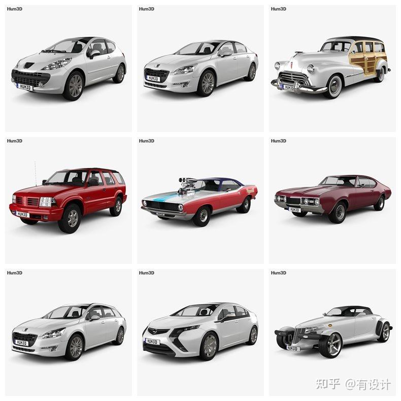 150套高精度汽车3D模型合辑(格式：MAX\OBJ\FBX\C4D) - 知乎