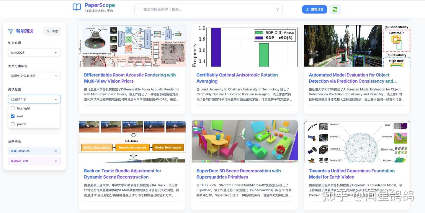ICCV 2025 最佳论文将花落谁家 64 篇 Oral 速览！！！ - 知乎