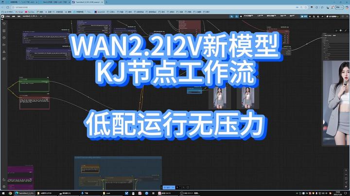 Wan2.2 KJ版工作流：动态效果超流畅，速度更快显存占用更低 - 知乎