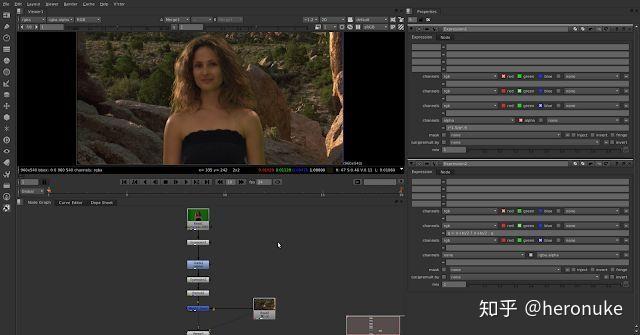 技能必备！nuke中如何利用expression节点抠像 - 知乎