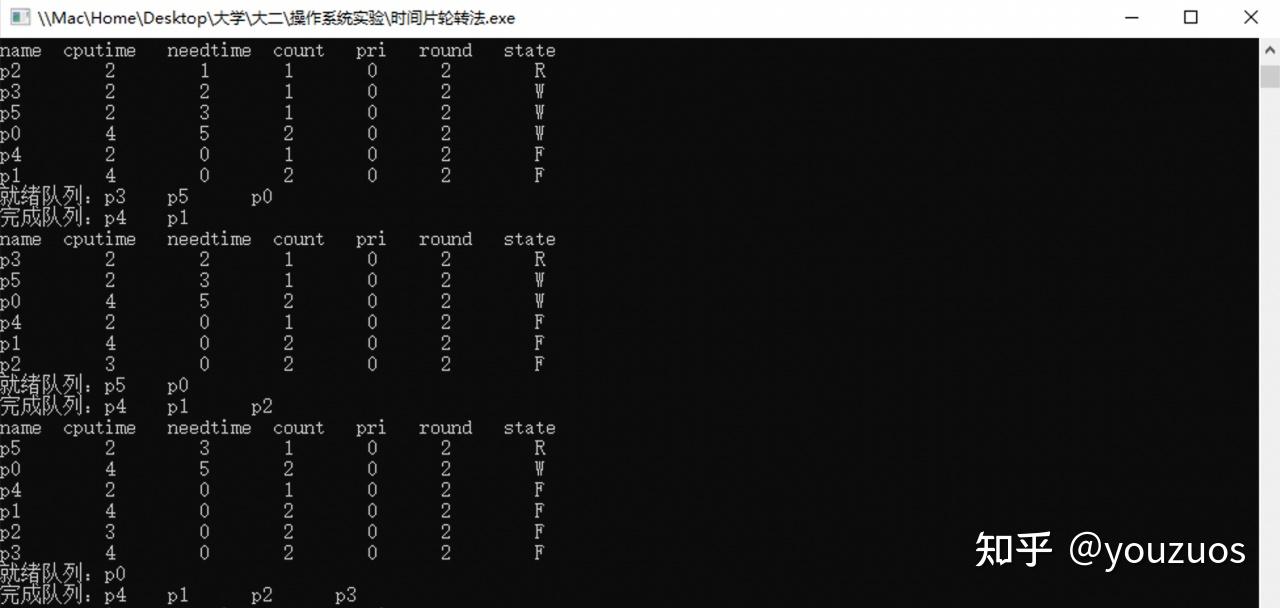 操作系统实验（进程调度）（基于C语言） - 知乎