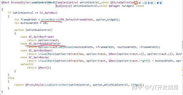 QT风格（QStyle）：绘制一个自定义QSpinBox - 知乎