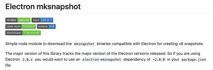 Electron框架使用V8 快照提升主进程性能 - 知乎