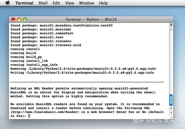 Python音乐识别、生成和智能模型|music21库|用户指南，第1章：安装和music21 - 知乎