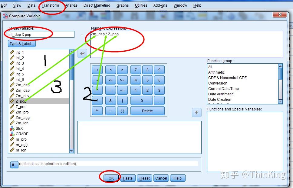 SPSS调节作用之 回归分析 & Hayes's Process Model 1 - 知乎