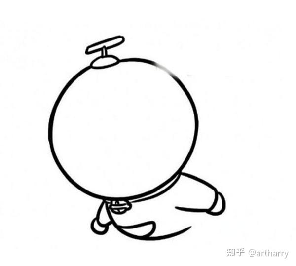哆啦a梦怎么画？五步教你学会简笔画 知乎