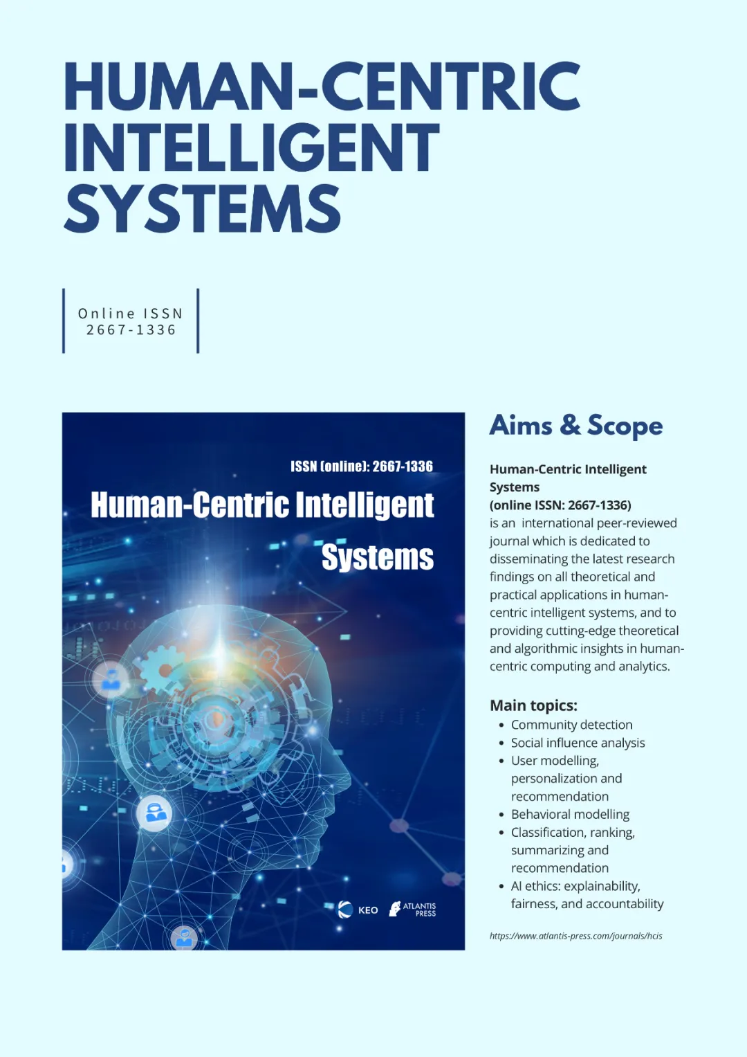 HCIS正式创刊 | 面向全球征稿 - 知乎