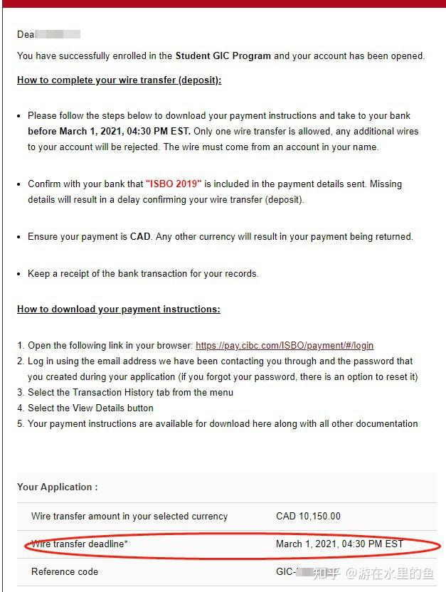 CIBC GIC详细申请及付款流程-- - 知乎